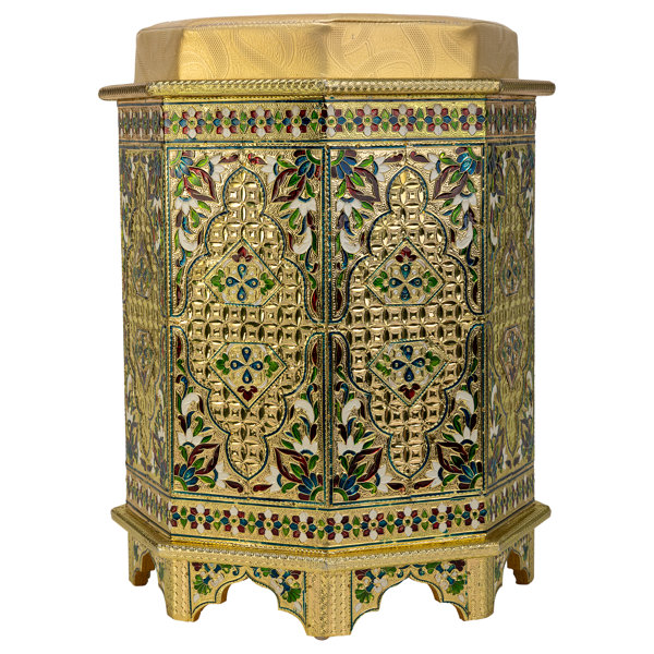 Latitude Vive Basilotto 42cm Tall Aluminum Stool | Wayfair.co.uk