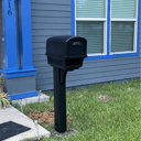 Gibraltar Mailboxes Gentry All-in-One Post Mounted Mailbox & Reviews ...