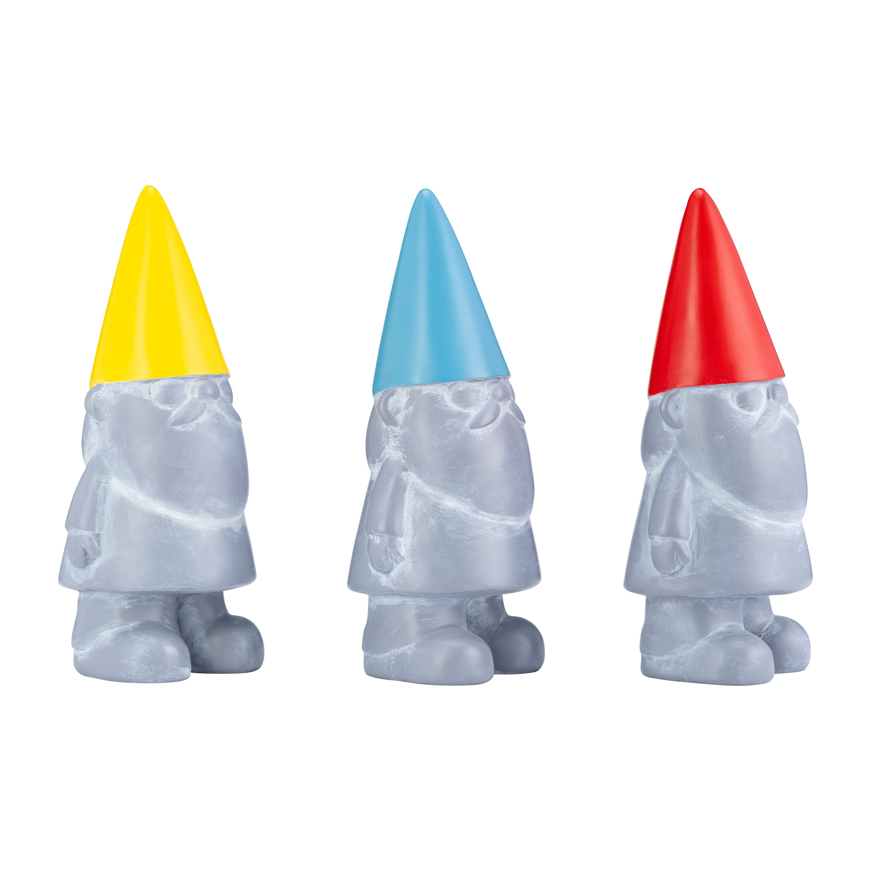 Sagebrook Home Polyresin Stone Gnomes with MultiColored Hats Outdoor ...