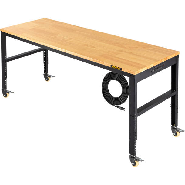 VEVOR Steel Work Table With Undershelf & Reviews | Wayfair