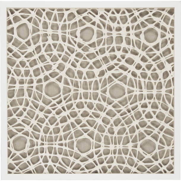 Foundry Select Abstract Paper Framed Art Wall Decor | Wayfair