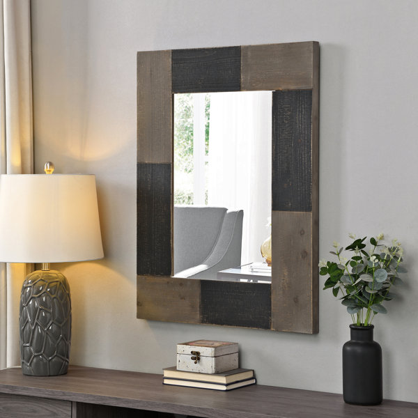 Dovecove Rectangle Wood Mirror & Reviews | Wayfair