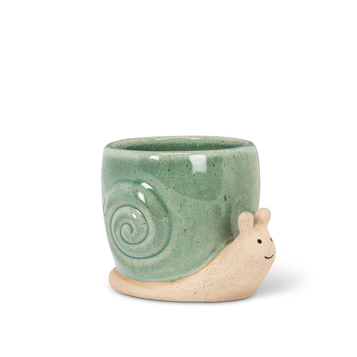 Red Barrel Studio® Snail Ceramic Statue Planter | Wayfair