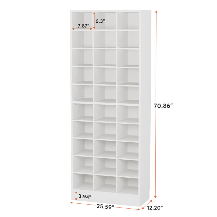 Hokku Designs 30 Pair Shoe Storage Cabinet | Wayfair