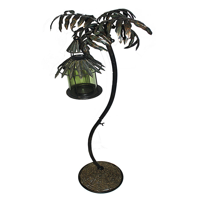 Bayou Breeze Tree Design Hanging Metal Lantern | Wayfair