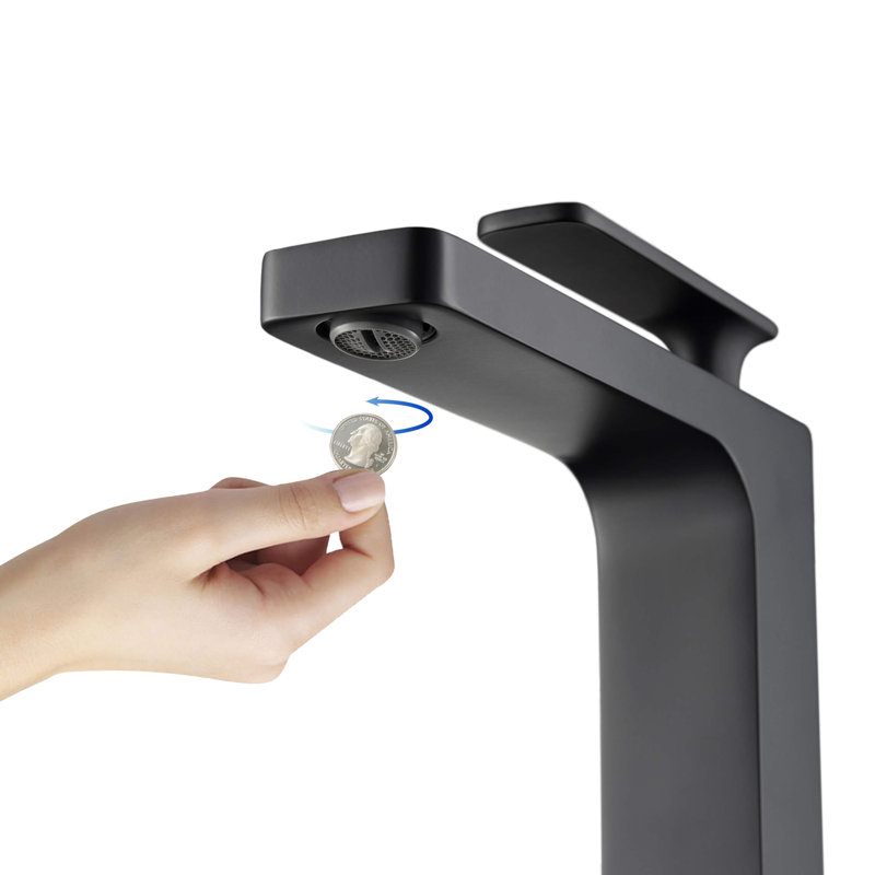 KIBI USA Infinity Vessel Sink Faucet Single-handle Bathroom Faucet ...