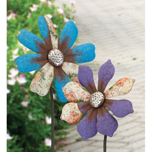 Regal Art & Gift Rustic Flower Wind Spinner | Wayfair