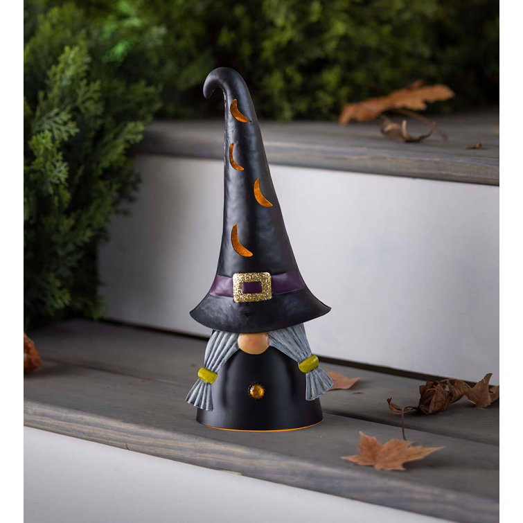 Plow & Hearth Witch Gnome Figurine | Wayfair