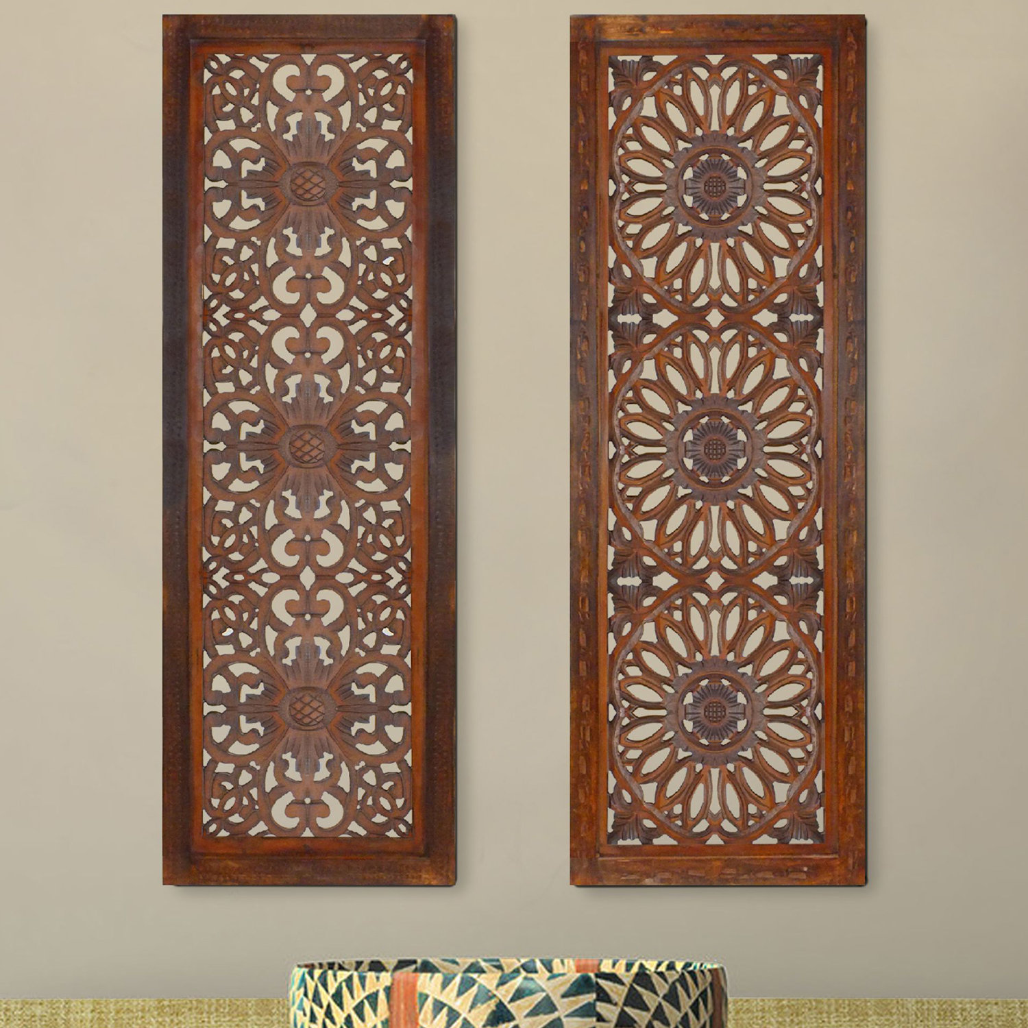 Bungalow Rose 2 Piece Wall Panel Wall Décor Set | Wayfair