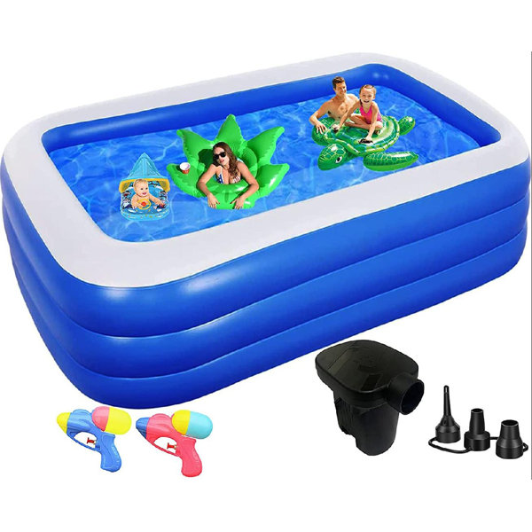 haogoujiaju Inflatable Pool With Pump For Family ,Inflatable Swimming ...