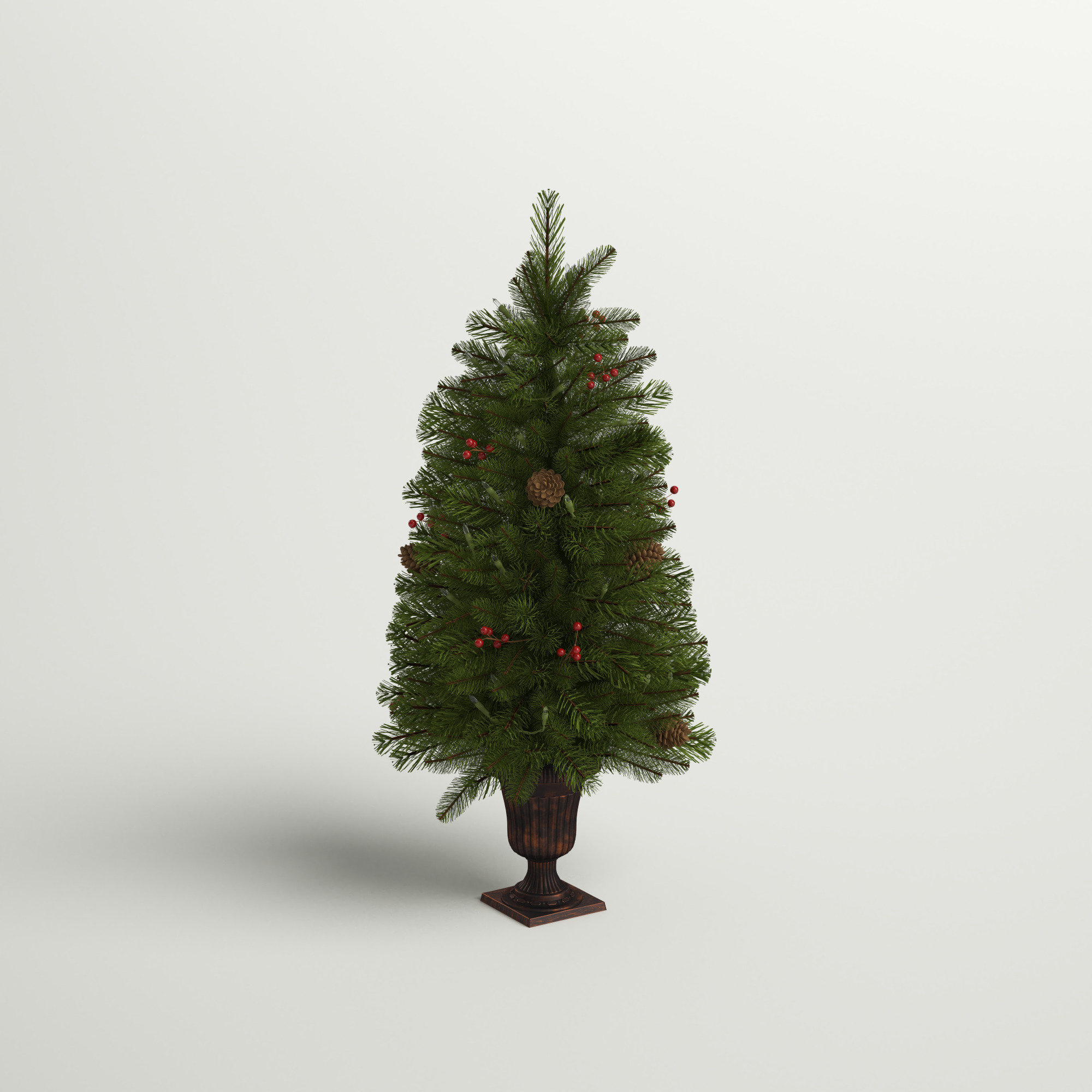 Andover Mills™ 3.5' Lighted Artificial Fir Christmas Tree & Reviews ...
