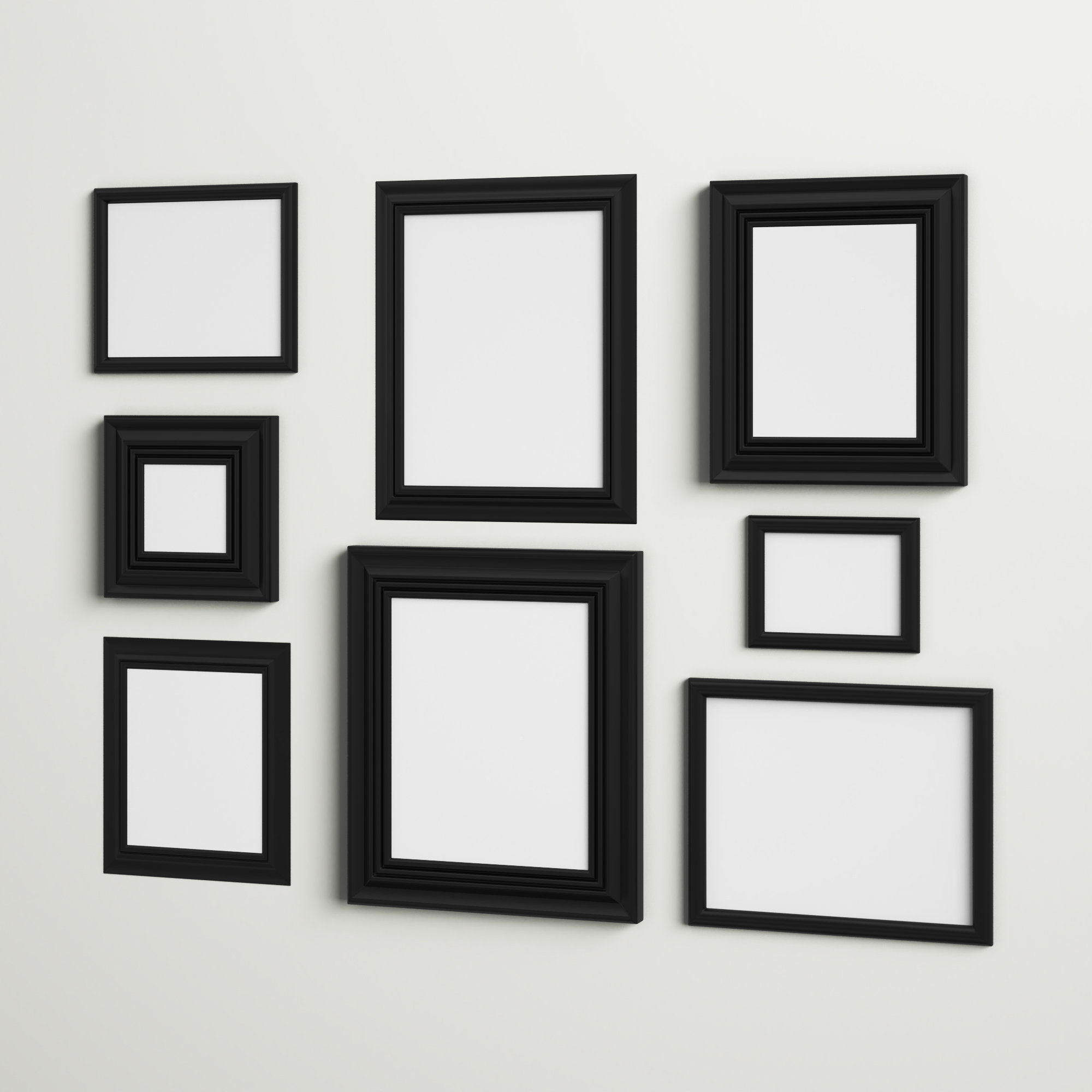 Three Posts™ Teen Syston Gallery Picture Frame - Set of 8 & Reviews ...