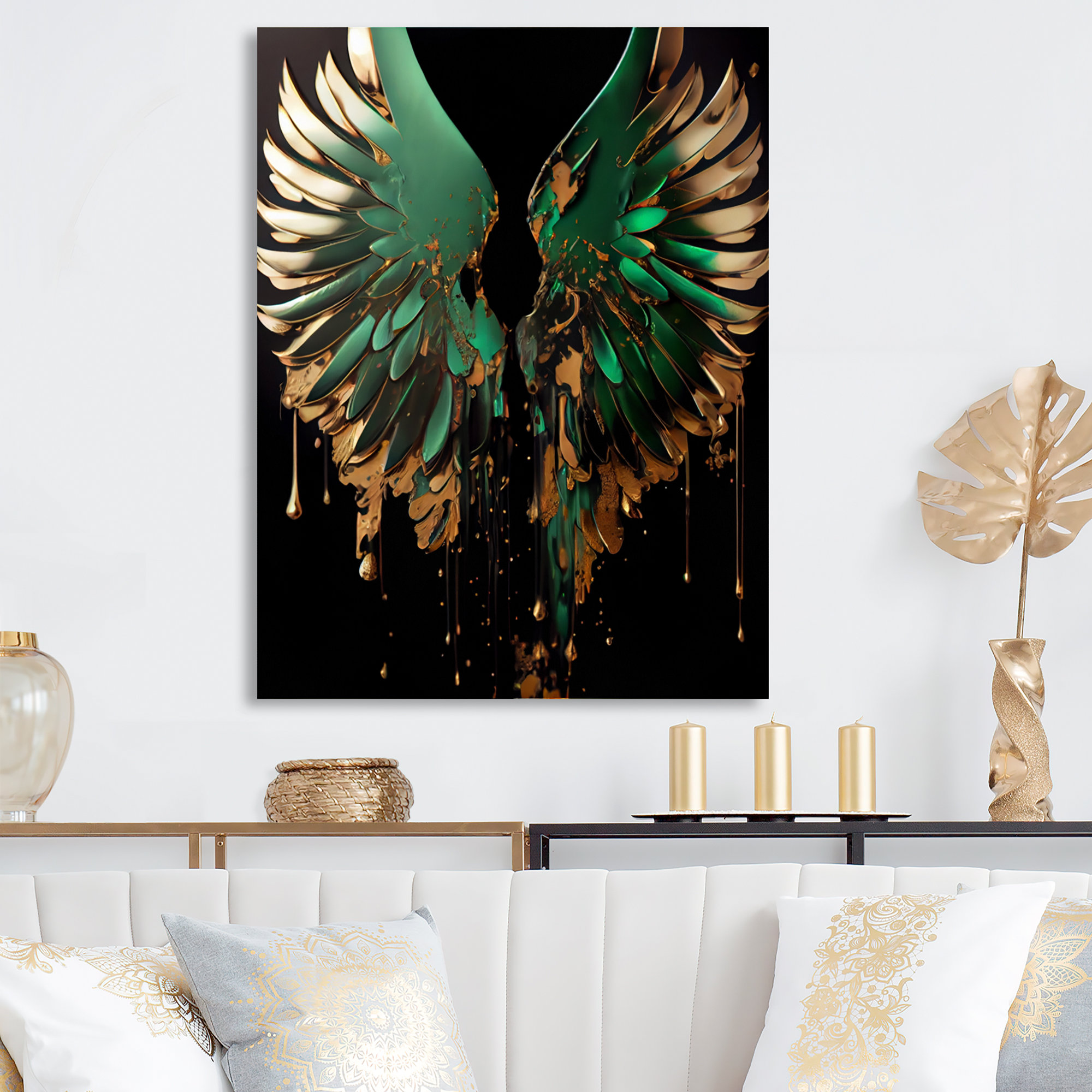 Trinx Green And Gold Angel Wings II Green And Gold Angel Wings II ... Trinx Green And Gold Angel Wings II Green And Gold Angel Wings II ...