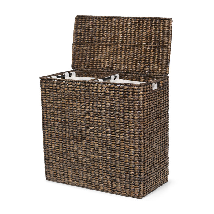 BirdRock Home Oversized Divided Laundry Hamper | Wayfair