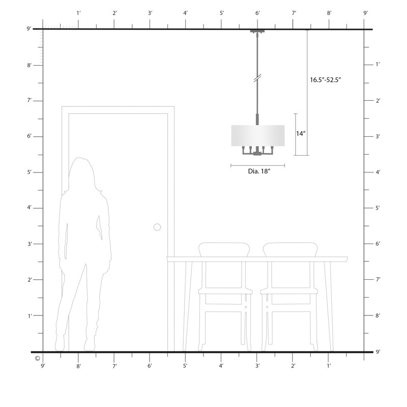 Brayden Studio® Alirah 4 - Light Single Pendant & Reviews | Wayfair