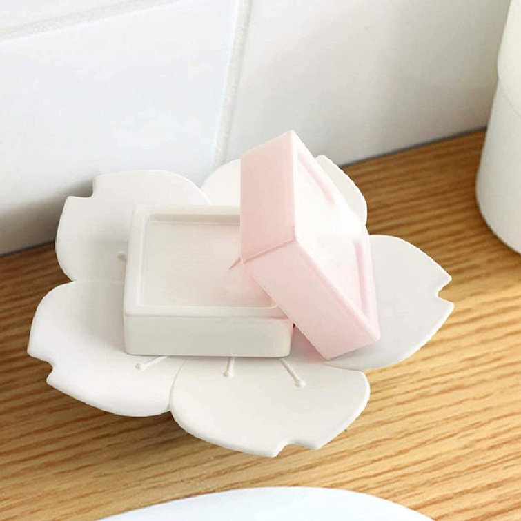 Winston Porter Fucci Cherry Blossom Flower Sakura Soap Dish | Wayfair