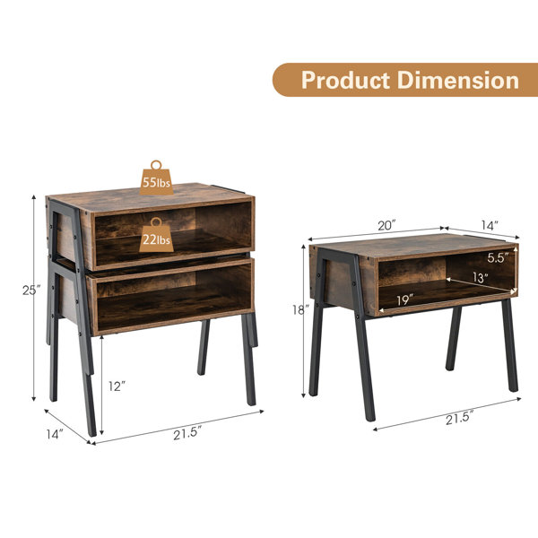 17 Stories End Table | Wayfair