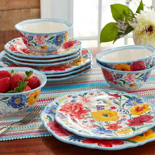 STP Goods Bone China Dinnerware Set - Service for 4 | Wayfair
