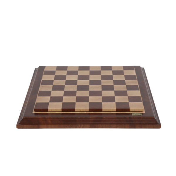 A & E Millwork Handmade Oak/Beige Chess Board Game | Wayfair