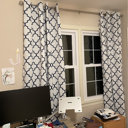 Ebern Designs Geometric Blackout Thermal Grommet Curtain Panels ...