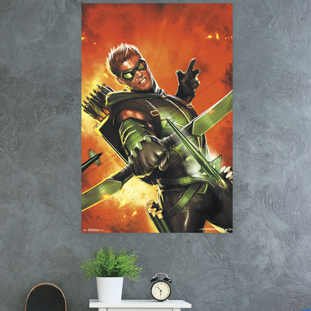 Trends International Green Arrow - Explosion Paper Print | Wayfair