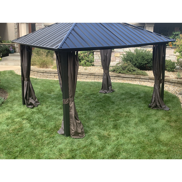 OUTDOOR CAUSAL Concord Gazebo Privacy Curtain Screen | Wayfair