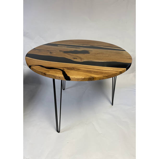 WoodenArtPro Slice Wood And Epoxy Resin Table XXL | Wayfair