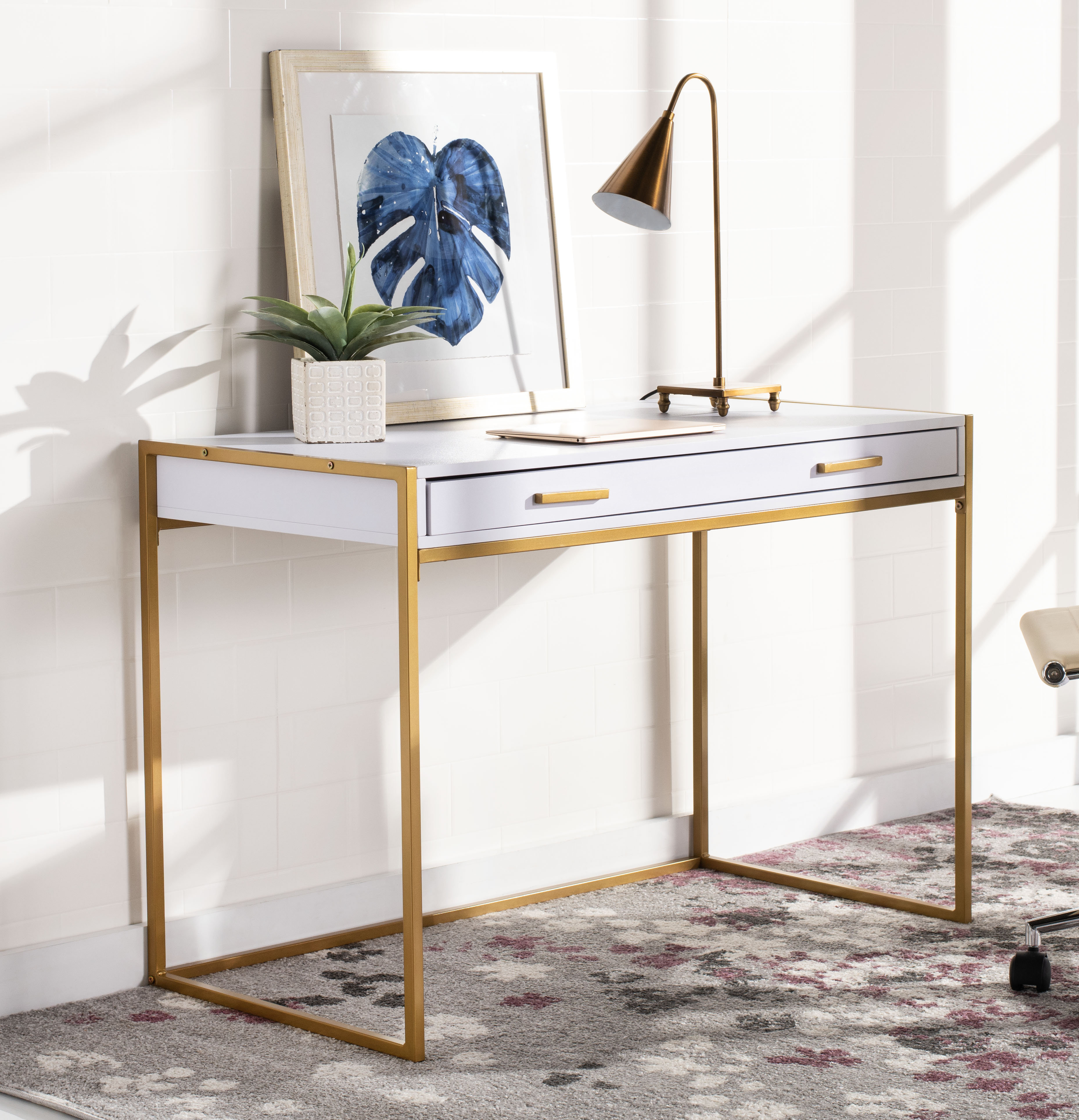 Mercer41 43.31'' Desk & Reviews | Wayfair