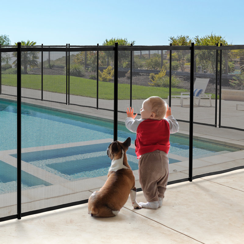 YITAHOME Black Mesh Fencing with 4 Panel(s) Included | Wayfair