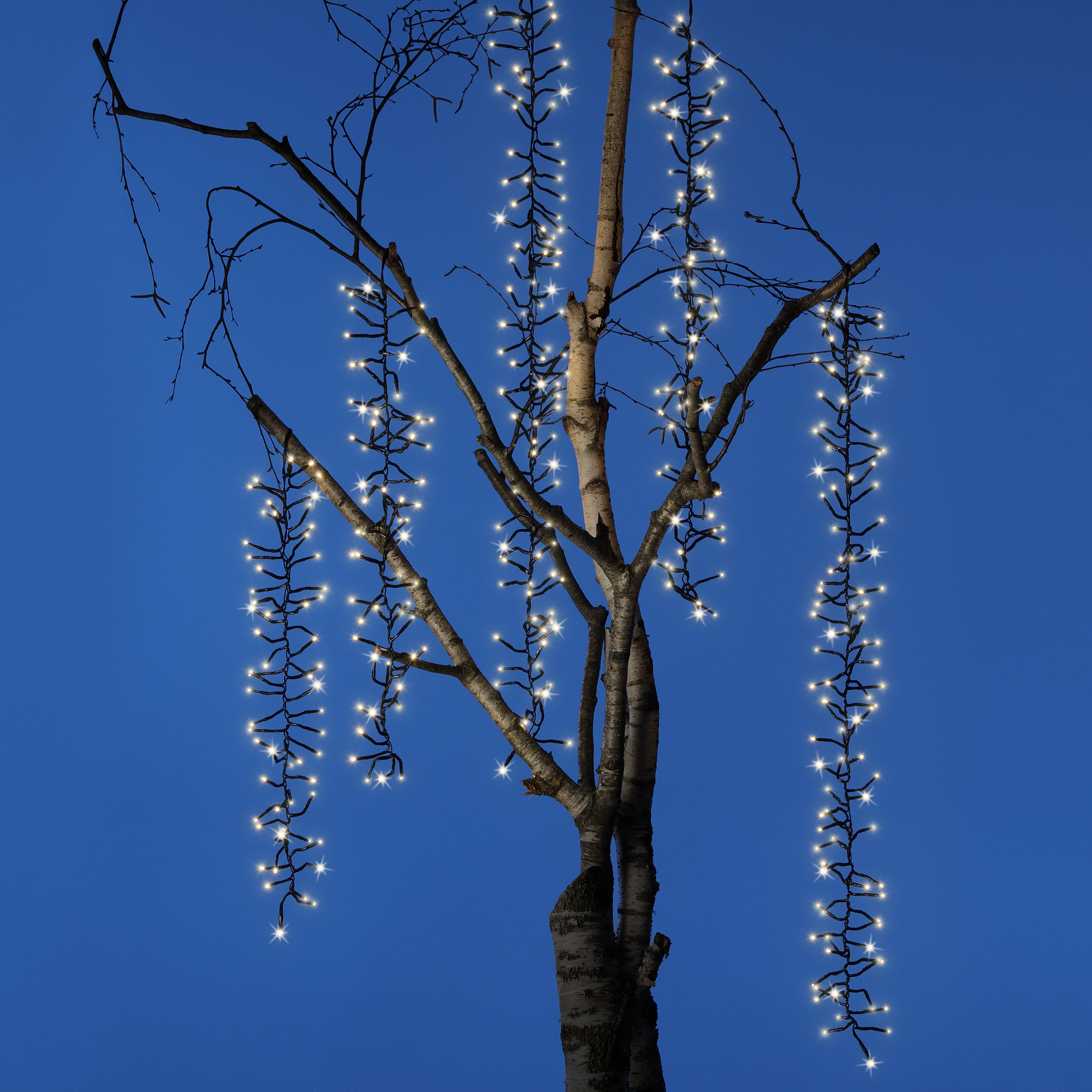 The Party Aisle™ LED Tree Cascade Cluster 8 Function Twinkle Effect ...