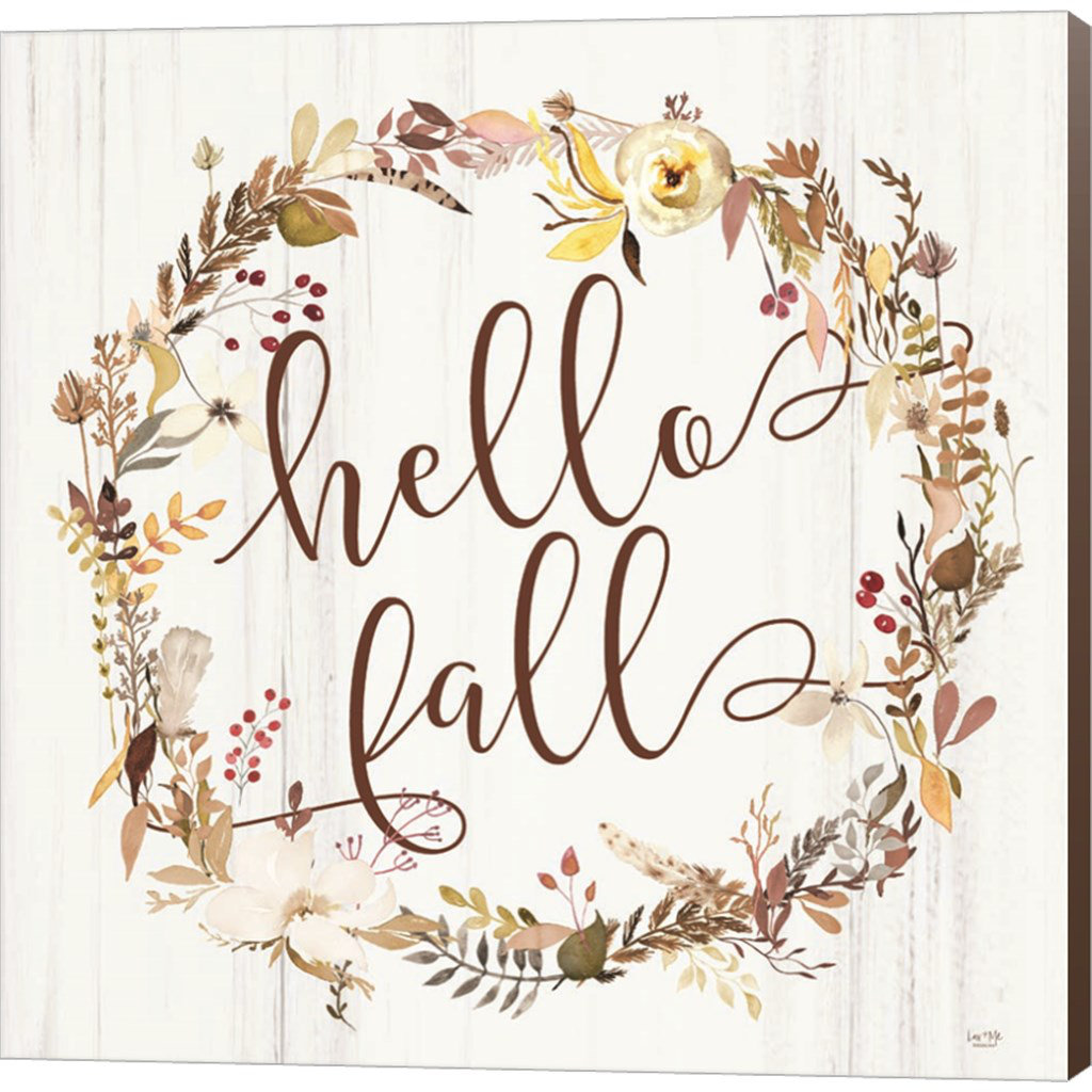 Rosalind Wheeler Hello Fall by Lux + Me Designs - Wrapped Canvas ...