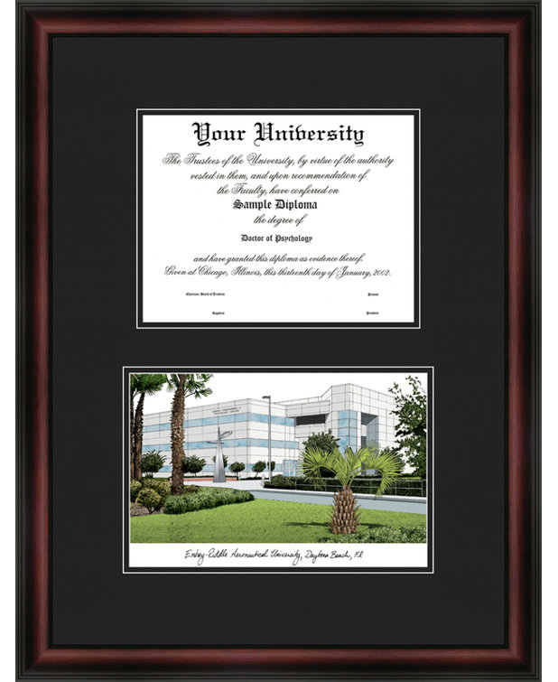 Campus Images NCAA Embry-Riddle Eagles Diplomate Diploma Frame | Wayfair