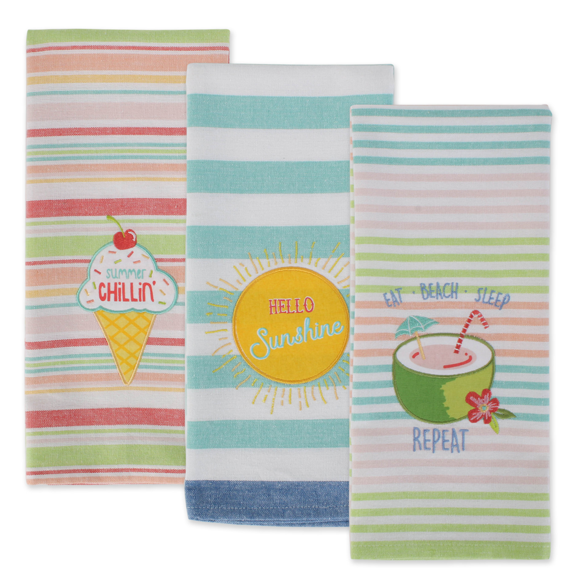 August Grove® 3 Piece Embellished Assorted Linen Set | Wayfair