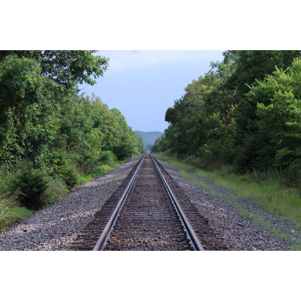 Ebern Designs Train Railway Tracks Fading Off Into The Far Distance On ...