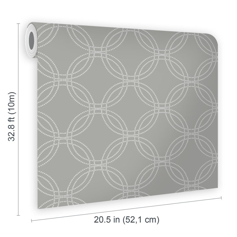 Metro Lane Adellyn 1m x 52cm Matte Wallpaper Roll | Wayfair.co.uk