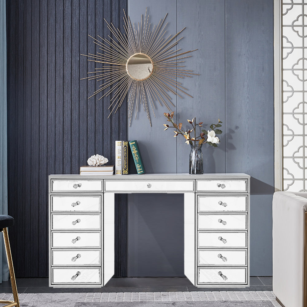 NY Diamond import Ashley Vanity & Reviews | Wayfair