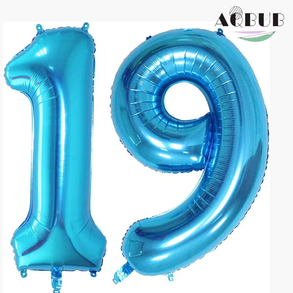 AQUABUBINC 2 Piece Number 19 Balloons | Wayfair