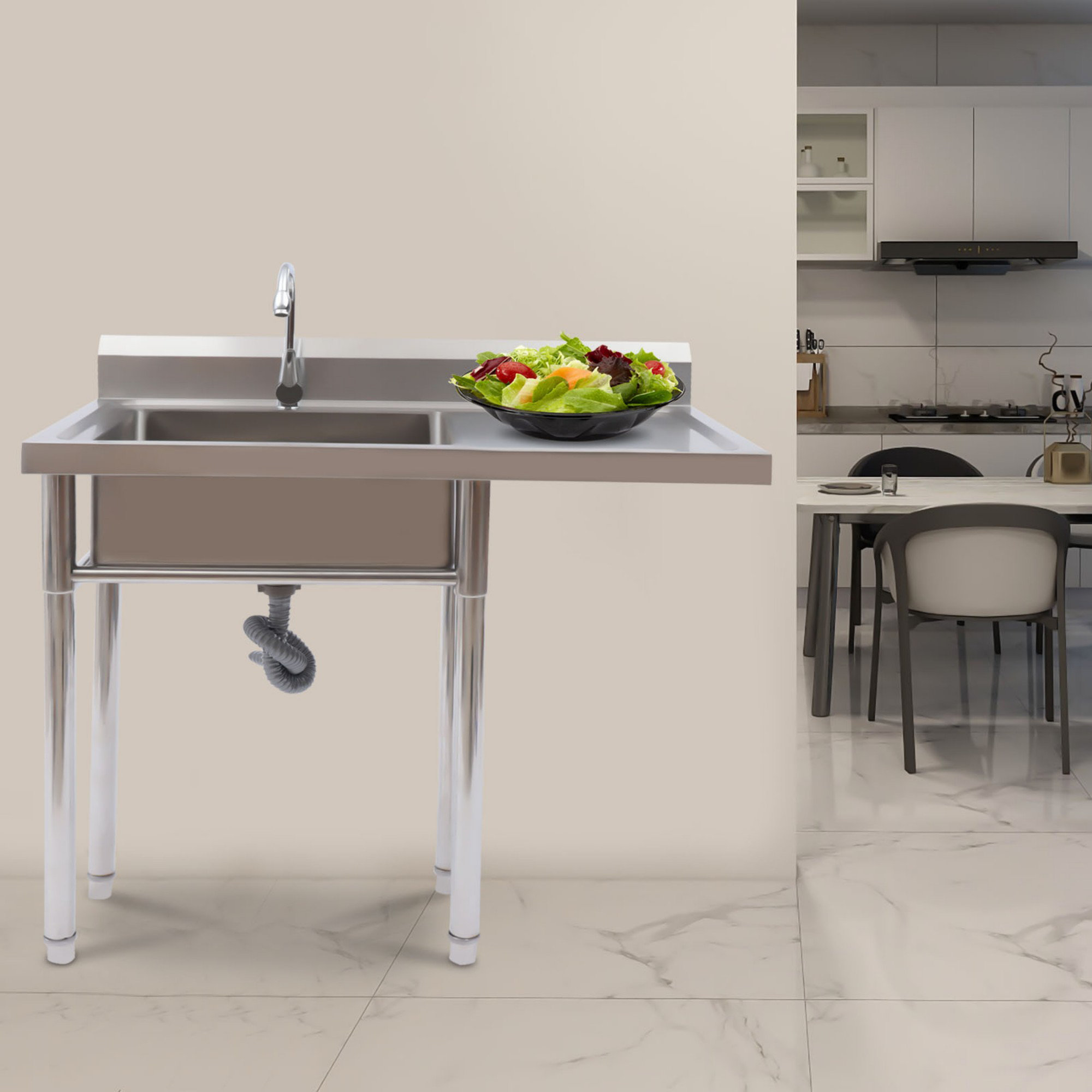 DENFER 39.3" L x 23.6" W Free Standing Bar Sink | Wayfair