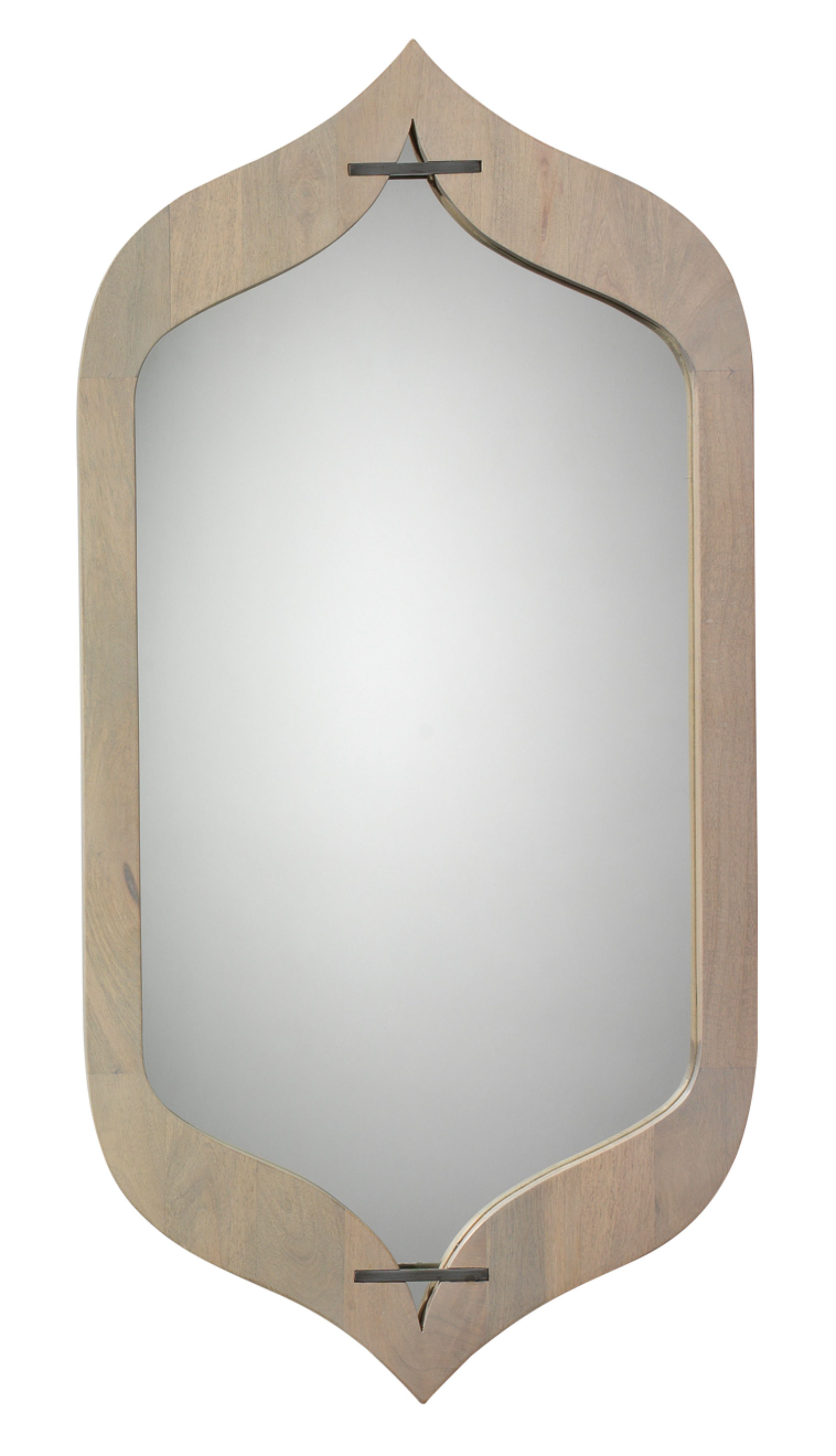 LOOMLAN Oval Solid Wood Wall Mirror | Wayfair