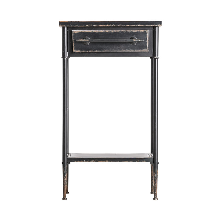 Lastdeco Iron Bedside Table | Wayfair.co.uk