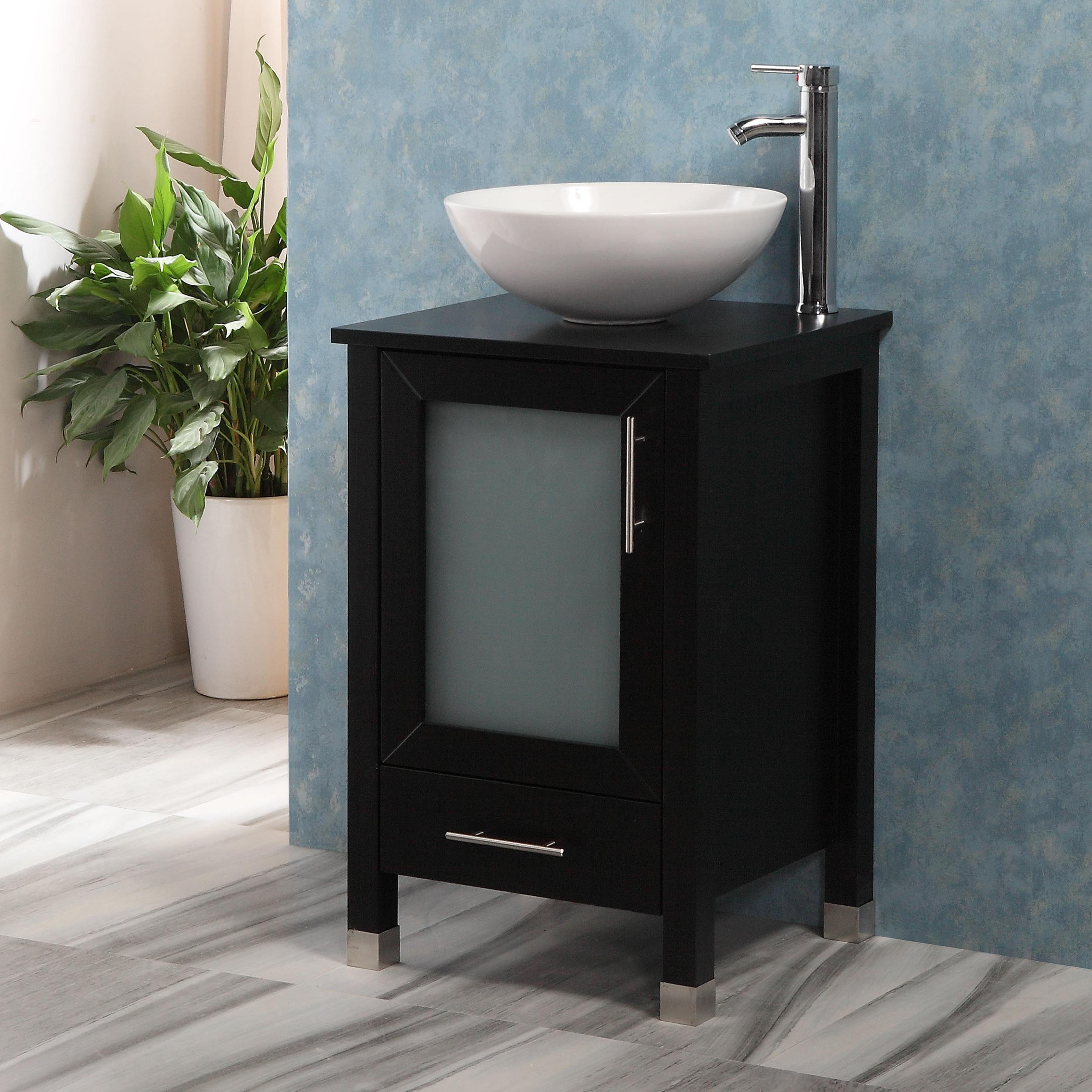 Ebern Designs Brannum 20'' Free-standing Single Bathroom Vanity with ...