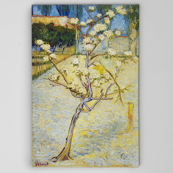 Vault W Artwork Flowering Pear Tree by Vincent Van Gogh - Print on ...