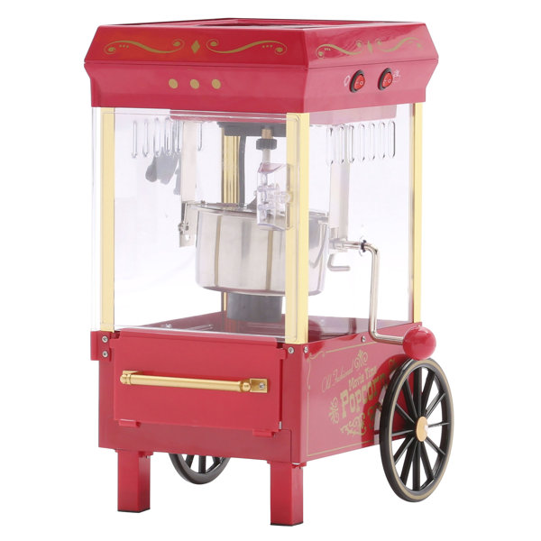 Nostalgia Electrics 2.5 oz Kettle Popcorn Machine with Cart | Wayfair