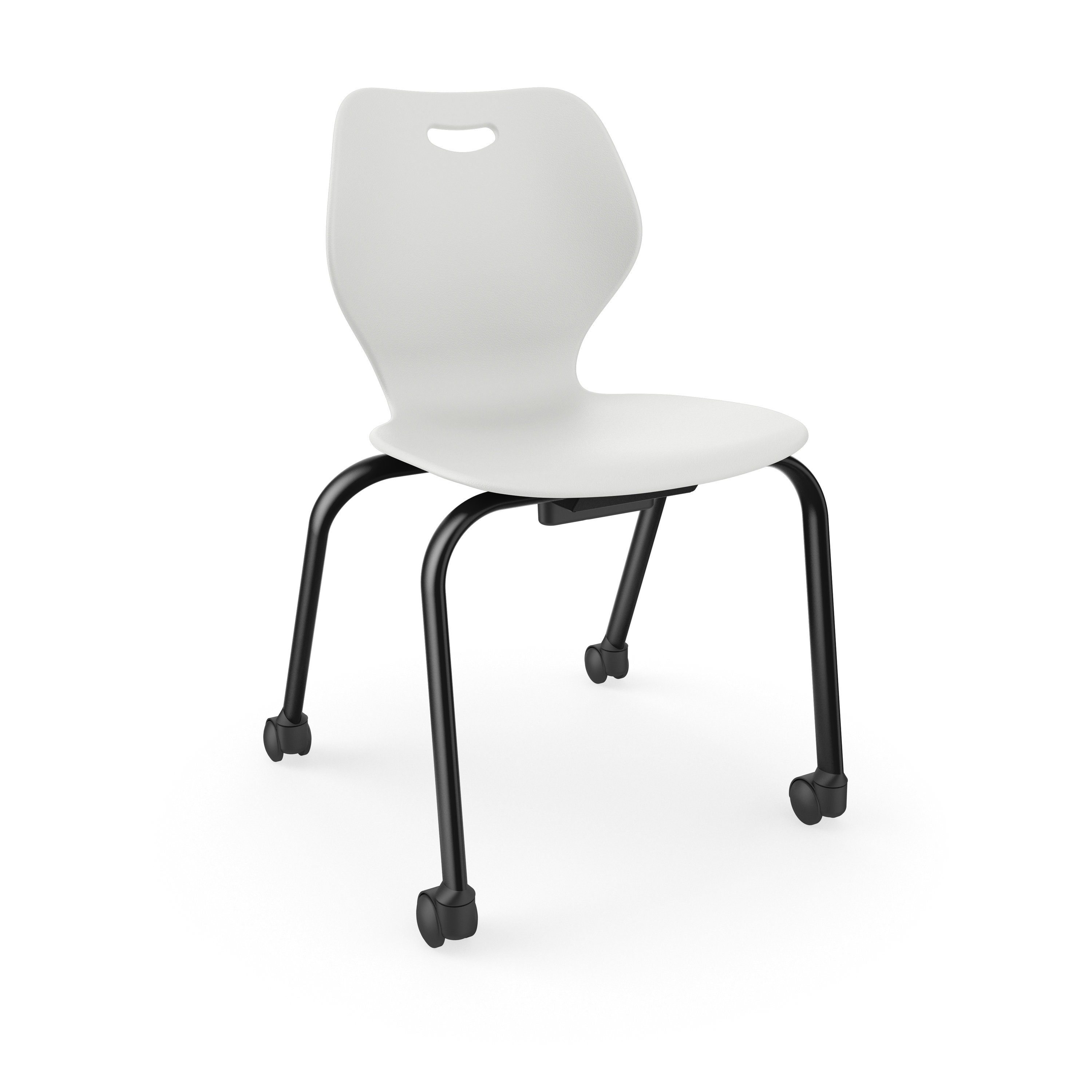 KI Furniture Intellect Wave 18" Classroom Chair with Casters | Wayfair