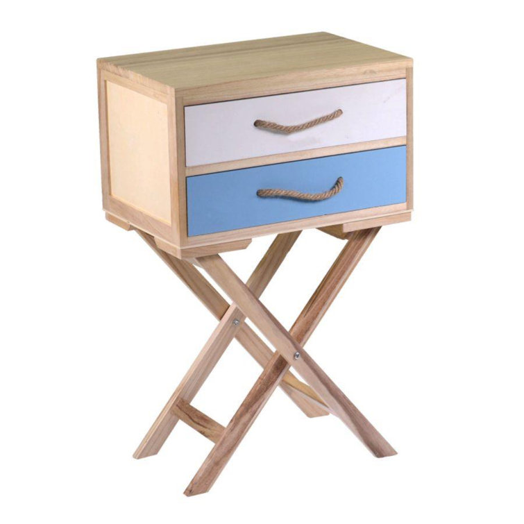 August Grove Middlebrooks Solid Wood Bedside Table | Wayfair.co.uk