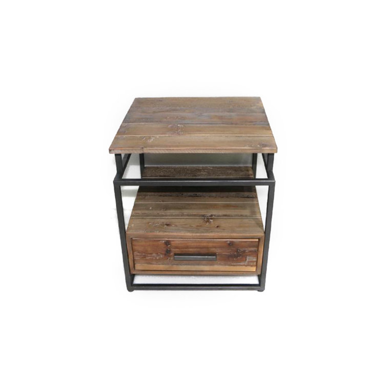 Williston Forge Eggers Metal Bedside Table | Wayfair.co.uk