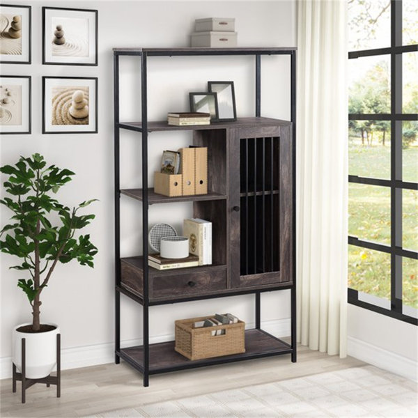 17 Stories Furston 30'' H x 10'' W Standard Bookcase | Wayfair