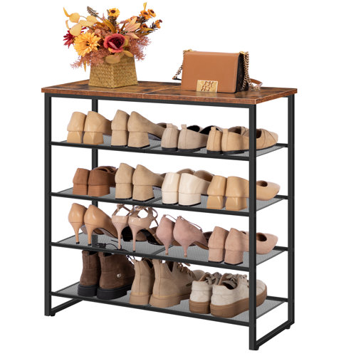 17 Stories Alheide 5 Tier 20 Pair Shoe Rack & Reviews | Wayfair
