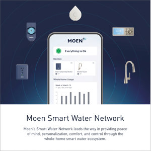 Moen U by Moen Smart Shower 4-Outlet Digital Shower Controller for ...