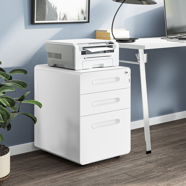 Rolling-under-desk-file-cabinet | Wayfair